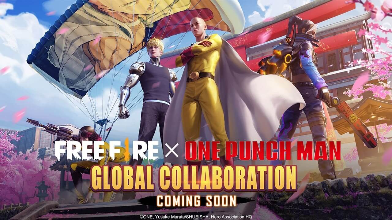 Free Fire anuncia evento temático com One-Punch Man – Gamers & Games