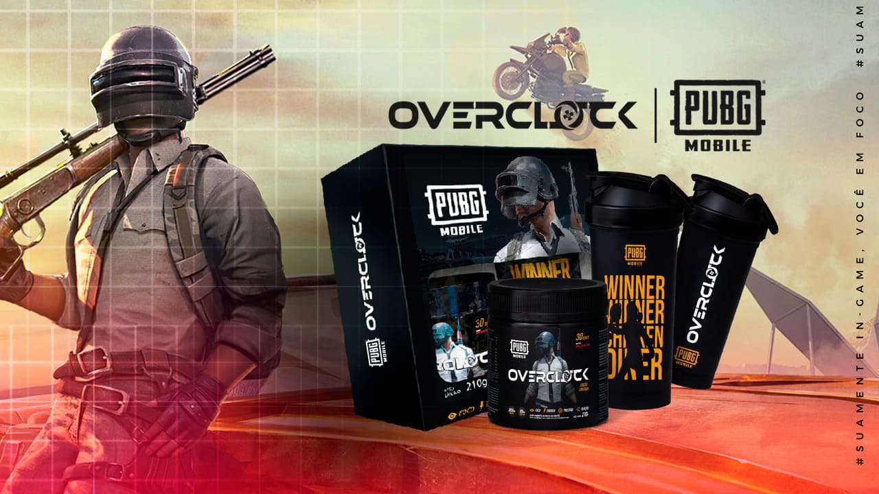 Overclock lança bebida em parceria com PUBG MOBILE – Gamers & Games