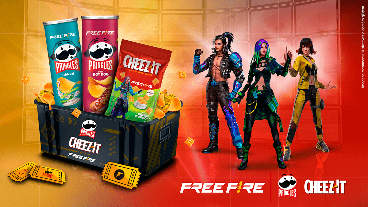 Free Fire será tema de nova linha de Pringles e Cheez-it – Gamers & Games