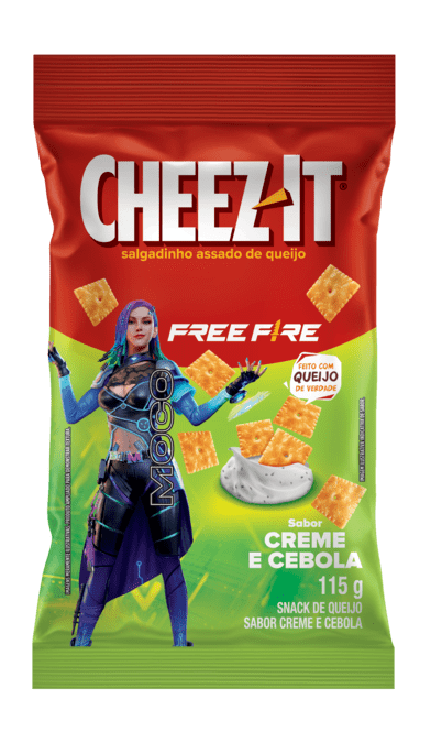 Em parceria com Free Fire, Pringles e Cheez-It lançam sabores em ...