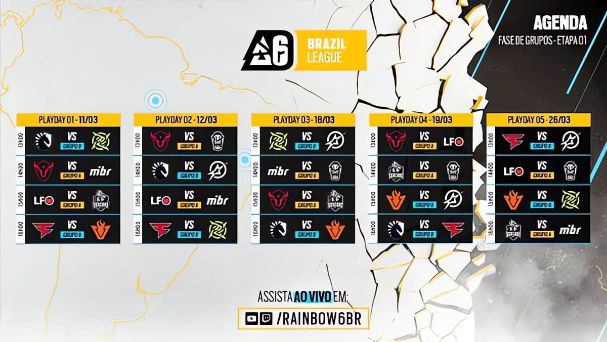 Com novo formato, Campeonato Brasileiro de Rainbow Six Siege 2023 ...
