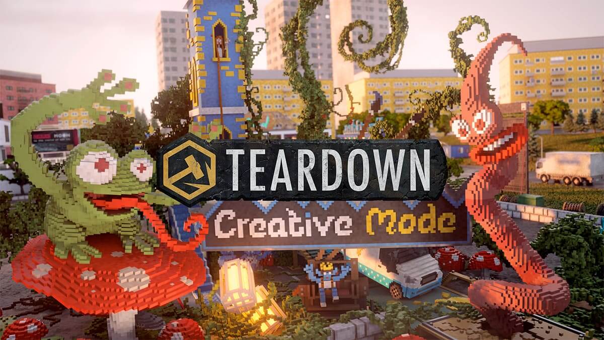 Desenvolva-se com o novo modo criativo do Teardown, disponível hoje ...