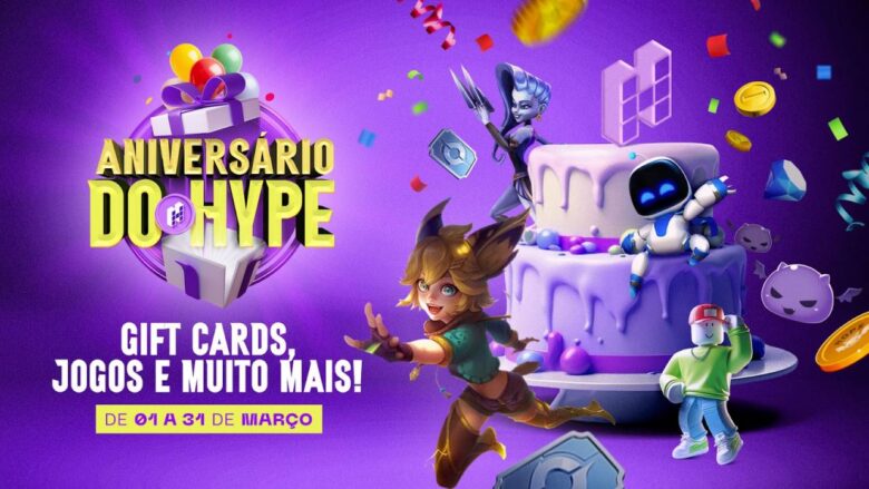 Hype Games celebra 9 anos com promoções de até 90% em jogos e ...