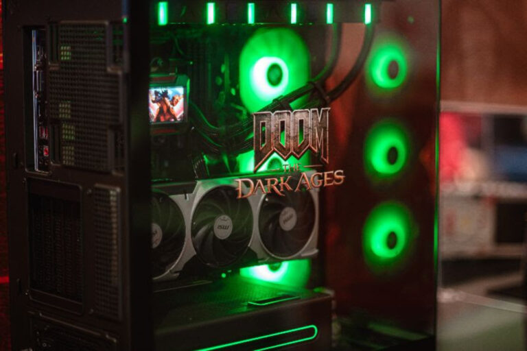 NVIDIA e Pichau revelam PC gamer temático de DOOM: The Dark Ages na ...