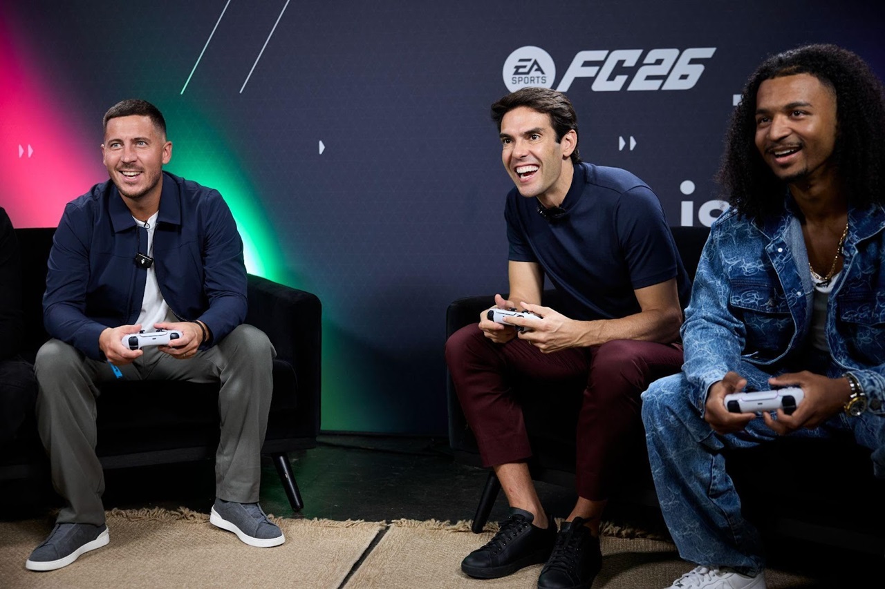 EA SPORTS FC 26 celebra primeira transmissão ao vivo com Hazard, Kaká ...