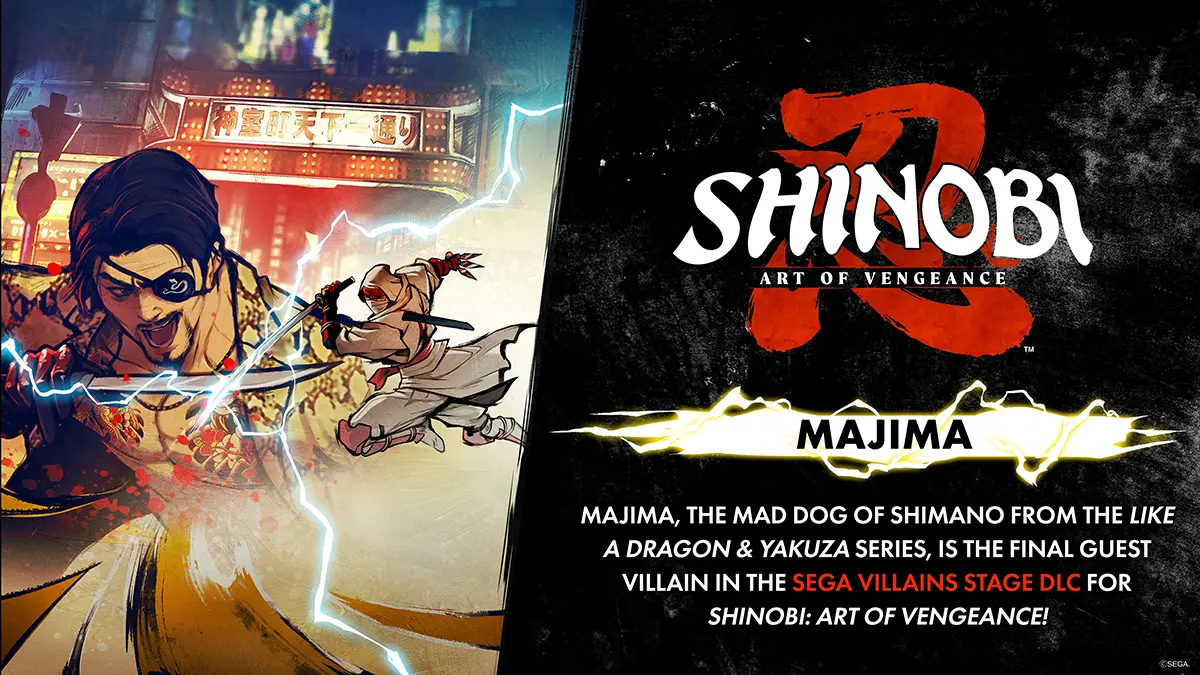 Goro Majima, o "Cachorro louco", chega a SHINOBI: Art of Vengeance como ...